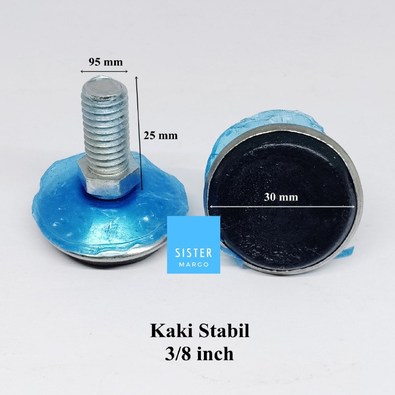 Jual Kaki Mini Stabil Adjustable Feet Levelling D30 - 3 per 8 inchi ...