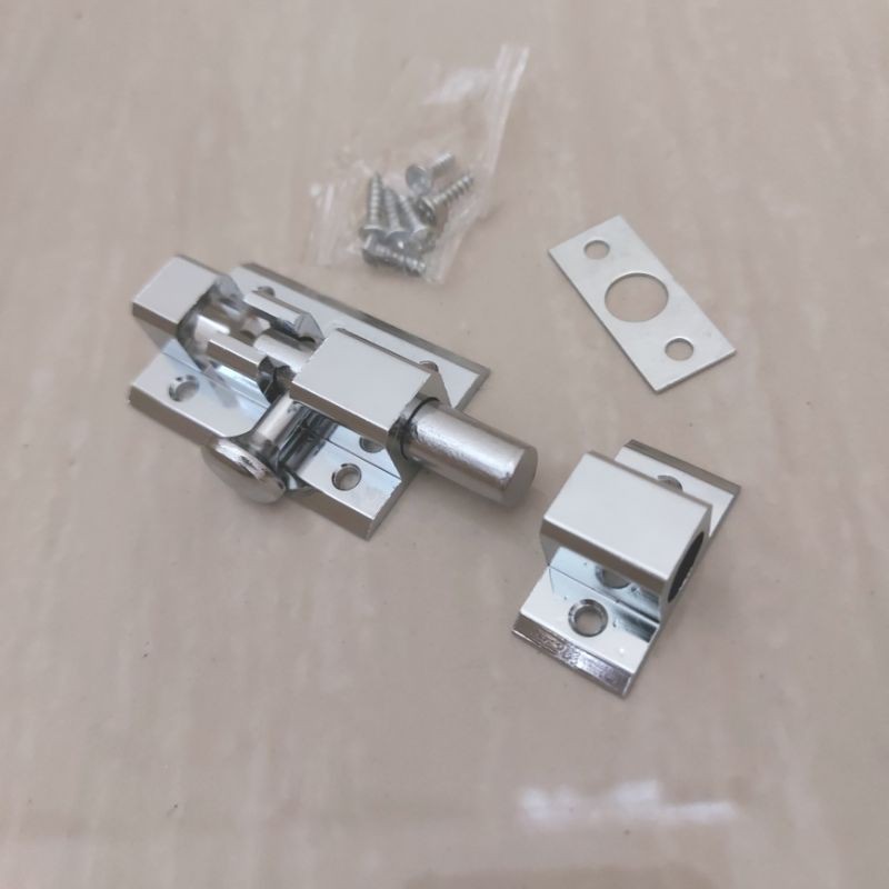 Jual Grendel Slot TEBAL 2" kunci pintu jendela | Shopee Indonesia