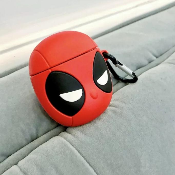 Jual Case Silicone Airpods Gen 1 & 2 / Inpods 12 Model Deadpool 3D ...