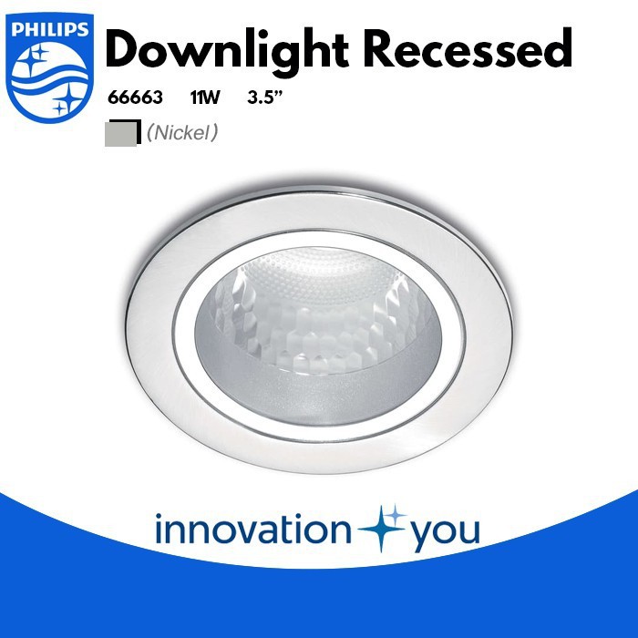 Jual Fitting Downlight Philips 11W 66663 NC/White | Shopee Indonesia
