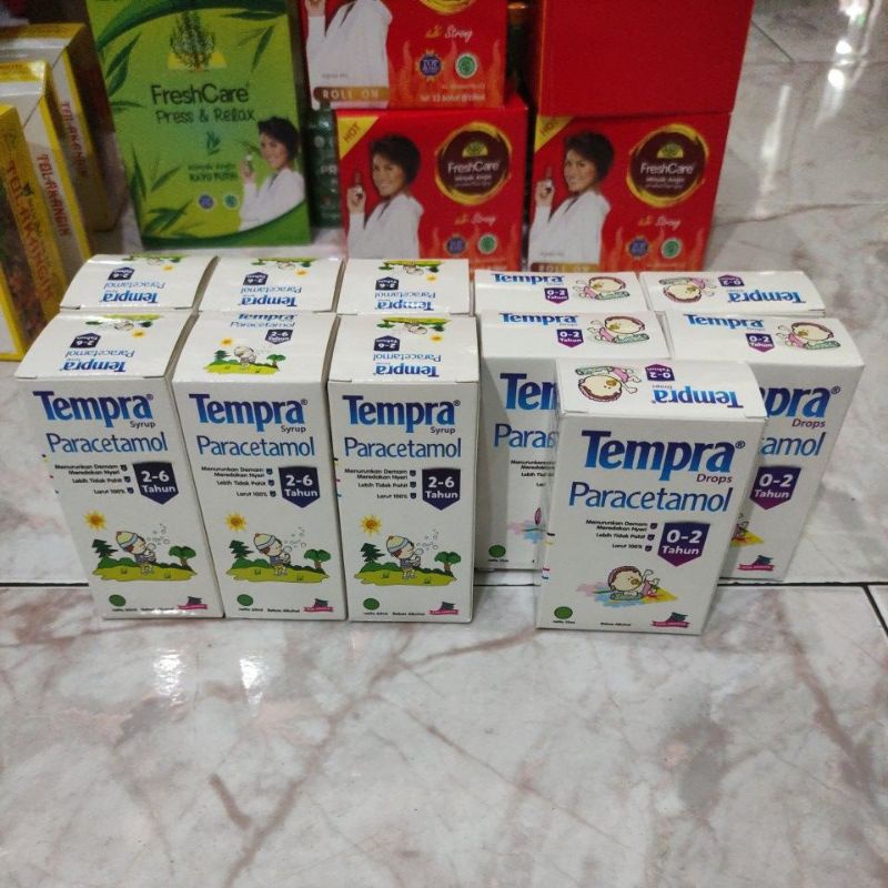 Jual tempra Syrup Paracetamol 2-6 tahun60ml tempra drops 0-2 tahun15ml ...