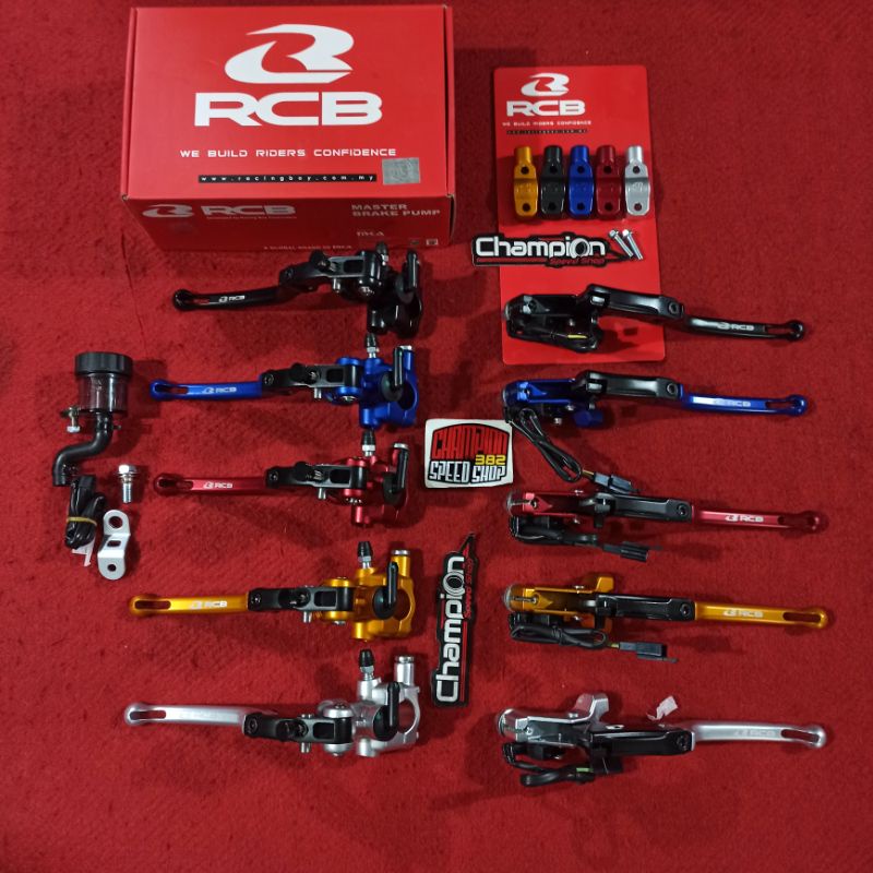 Jual Paket Master Rem S1 14mm Handle Rem Belakang Tromol Matic S1 RCB Racing Boy Original ...