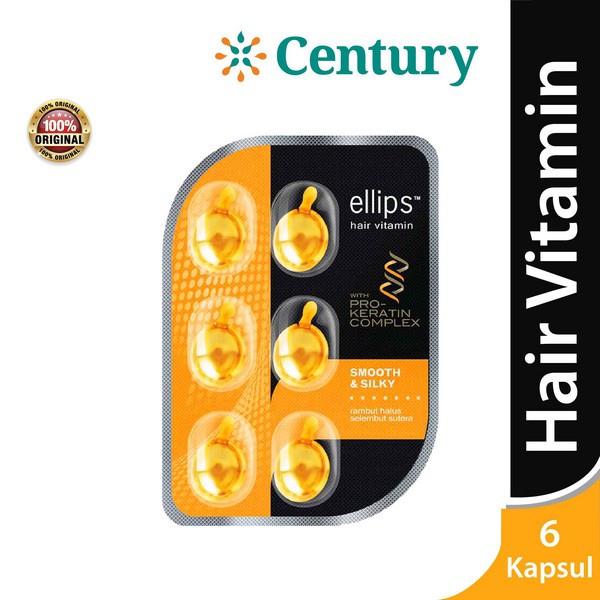 Jual Ellips Hair Vitamin Pro Keratin Complex Smooth & Silky 6’s ...