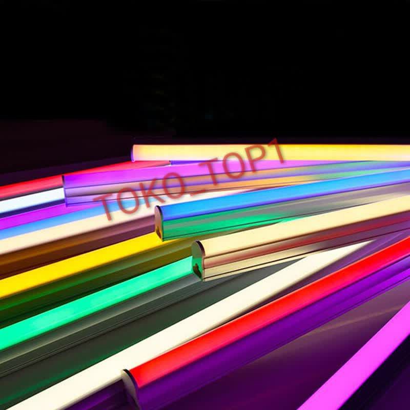 Jual Lampu TL Neon T5 LED 10W 60cm Tube Warna Warni | Shopee Indonesia