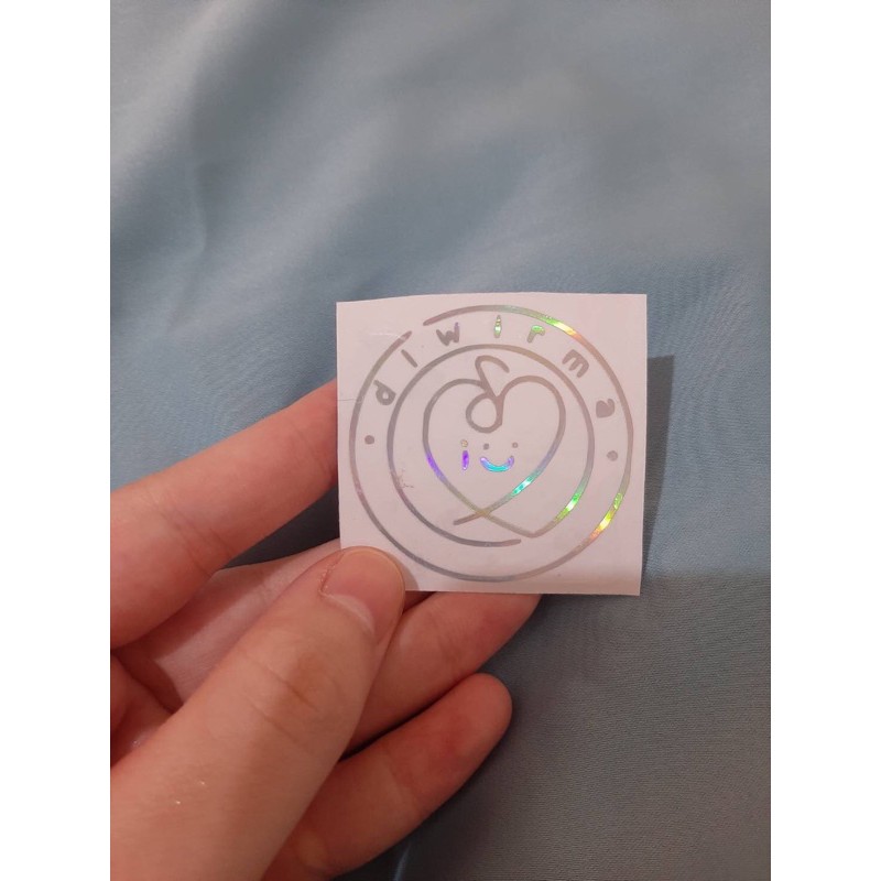 Jual IU Sticker Lightstick - dlwlrma sticker hologram - uaena stiker ...
