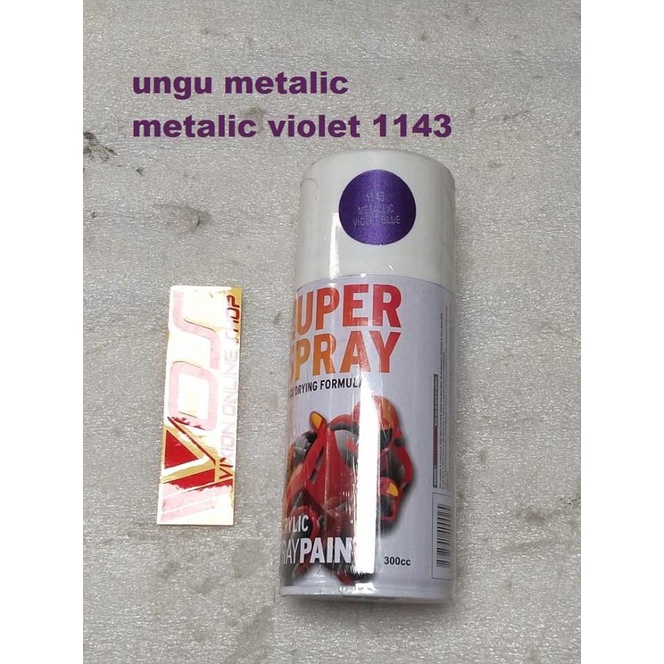 Jual COT KALENG SEMPROT PYLOK MERK ZUPER SPRAY BESAR 300CC UNGU METALIC ...
