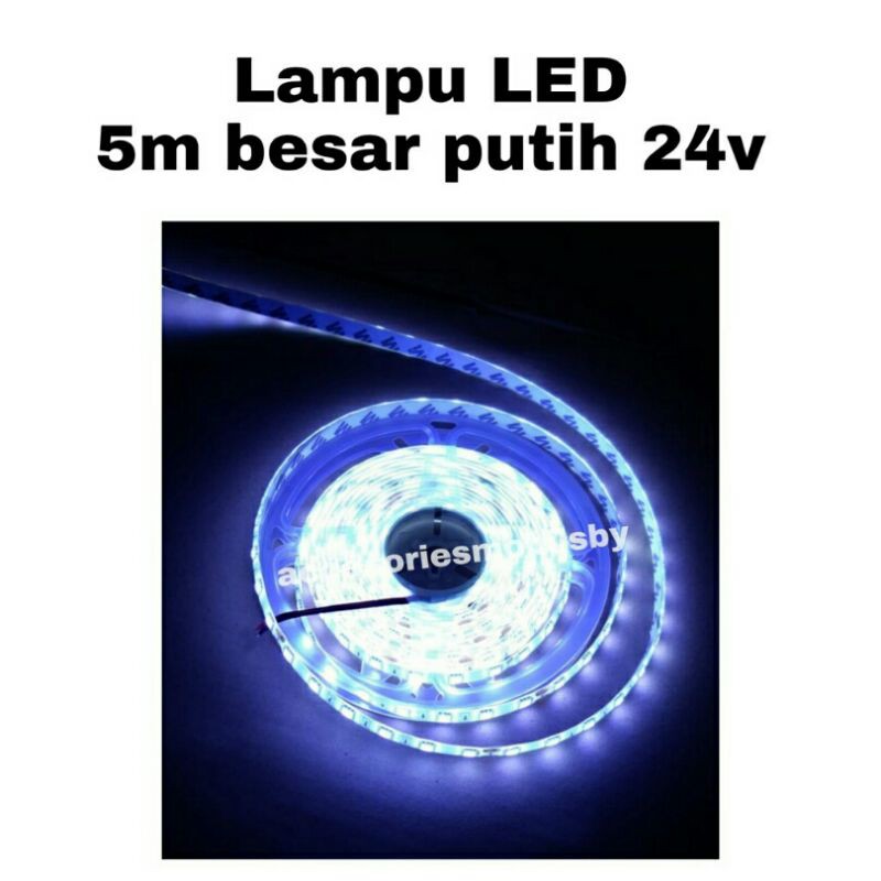 Jual Led strip 5050 24v waterproof Led 5 Meter | Shopee Indonesia