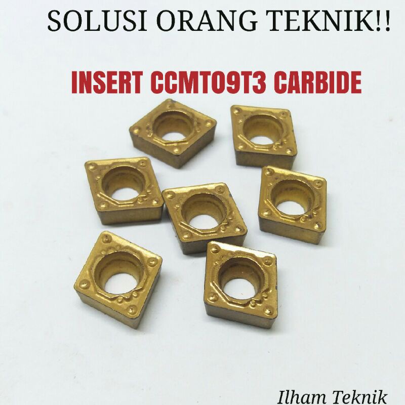 Jual Insert Ccmt09t3 Carbide Seken Atau Mata Holder Atau Pisau Bubut