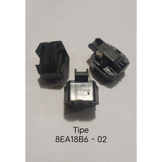 Jual Relay Kompressor Kulkas 1 Pin Socket Kaki Kiri Klixon E 8EA19B6-02 ...