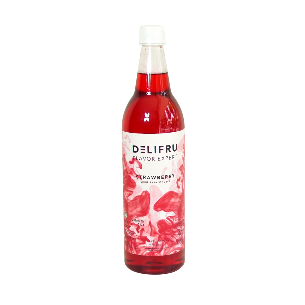 Jual Syrup Strawberry Delifru 1 Liter - Sirup Strawberry Premium ...