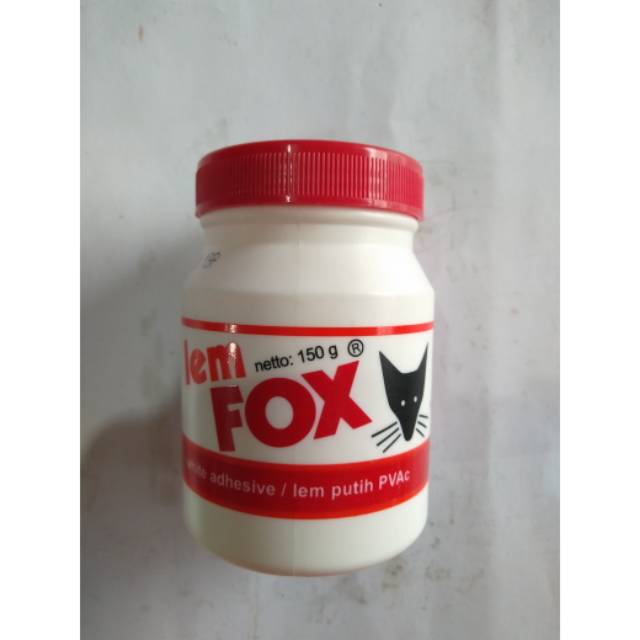 Jual LEM FOX BOTOL 150 GRAM LEM PUTIH PVAC LEM KAYU BOTOL | Shopee ...