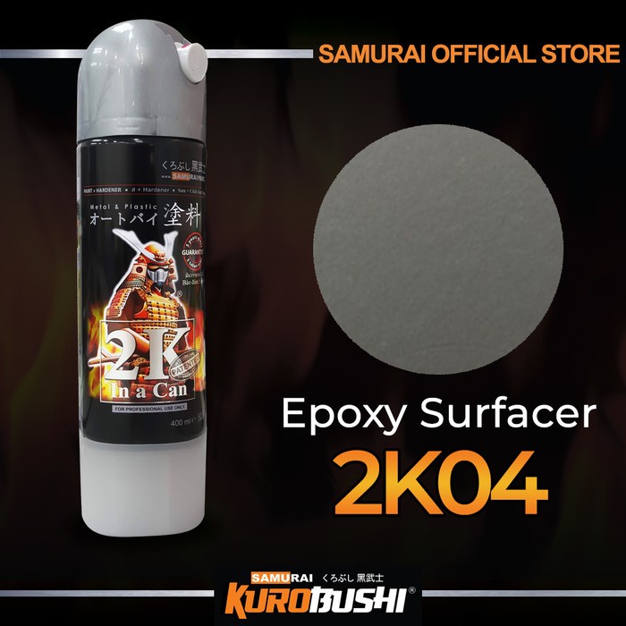 Jual Samurai Paint Epoxy Surfacer 2K04 (Grey 400 ml) #2K04 | Shopee ...