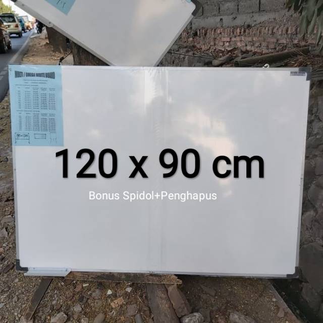 Jual Whiteboard 90 x 120 cm Papan tulis 120 x 90 cm | Shopee Indonesia