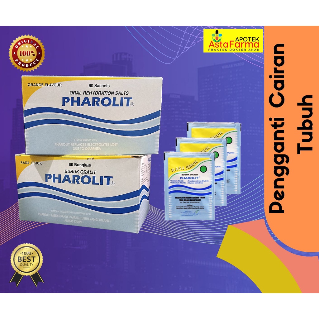 Jual Pharolit Sachet Untuk Pengganti Cairan Tubuh Shopee Indonesia