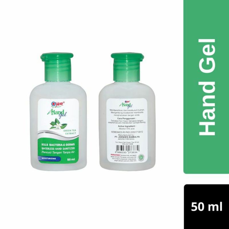 Jual Yuri Hand Gel 50 ml - Yuri Hand Sanitizer | Shopee Indonesia