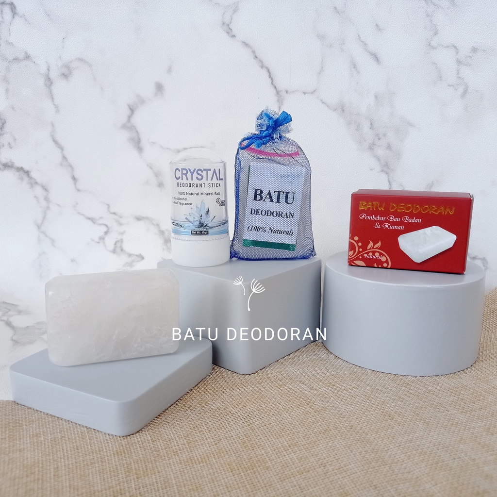 Jual BATU DEODORAN DEODORANT STICK TANAM MIRIP ROLL ON CRYSTAL TAWAS ...