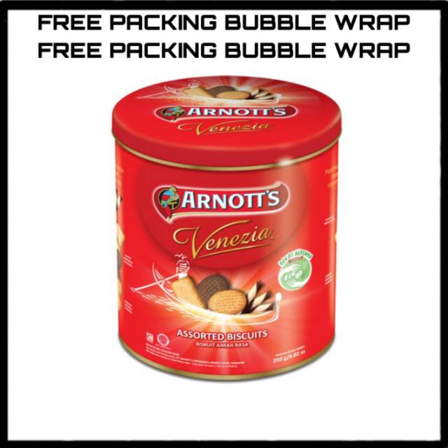 Jual Biskuit Kaleng Arnotts Venezia 250gr Biskuit Aneka Rasa | Shopee ...