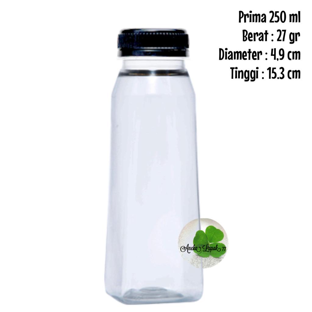 Jual Botol PRIMA 250 ml premium 27 gr tebal bagus mulus botol plastik ...