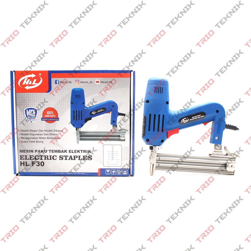 Jual Mesin Paku Tembak Lurus Listrik Electric Nailer H&L HL F30 | Shopee Indonesia
