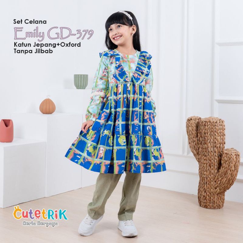 Jual GD 379 Emily Set (tanpa jilbab) | Shopee Indonesia