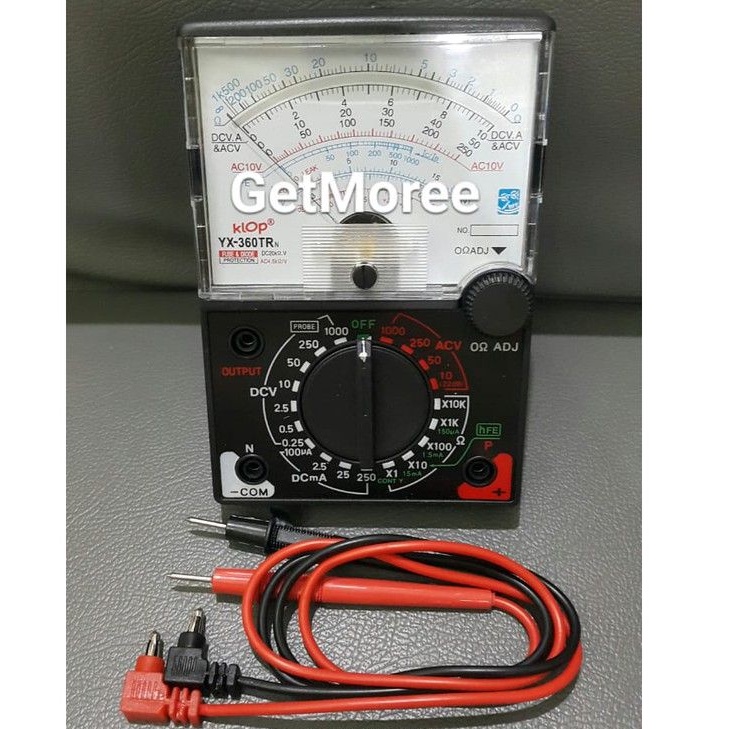 Jual MultiTester, Multi Tester Analog YX360TR KLOP | Shopee Indonesia