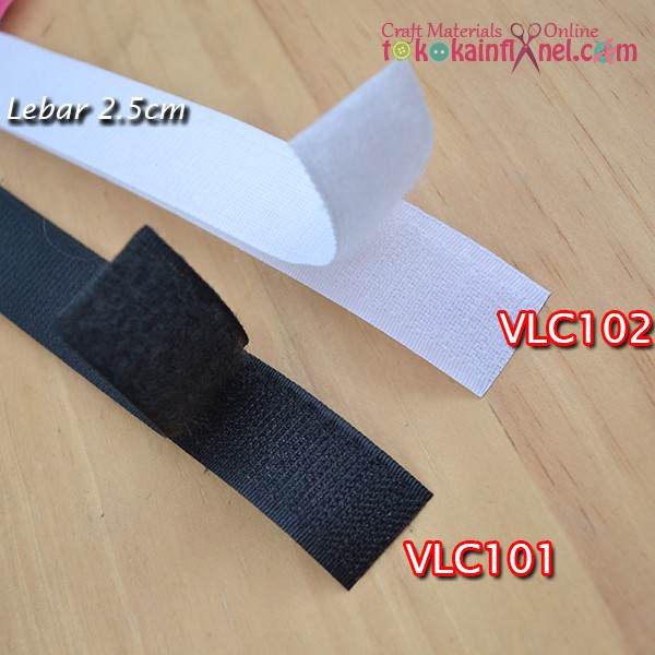 Jual Vlc1 Velcrow Pita Perekat Lebar 2.5cm Per Meter | Shopee Indonesia