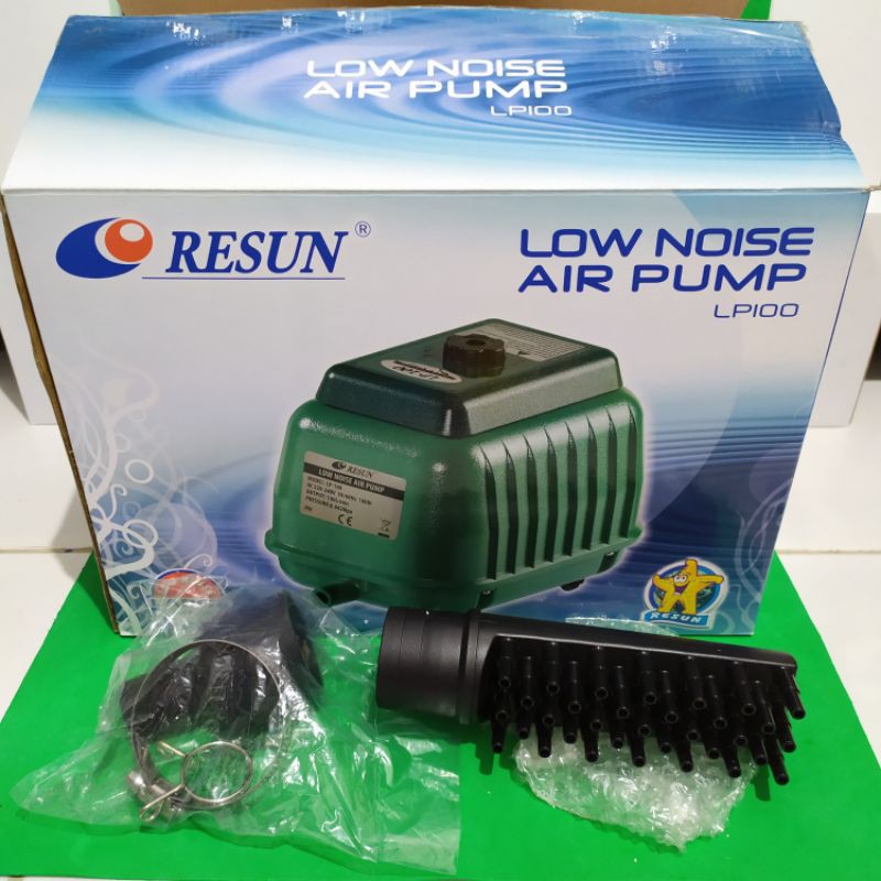 Jual Resun LP 100 LP100 Blower Udara Aerator 33 Lubang 100 watt Low ...