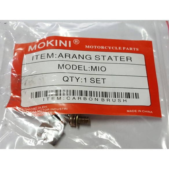 Jual ARANG / COOL STATER / CARBON BRUSH MOKINI / TAEGEN MIO | Shopee ...