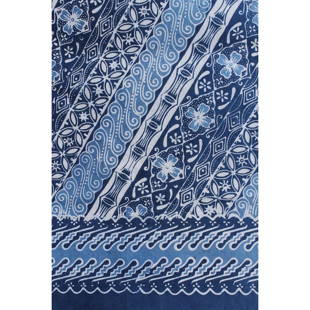 Jual Kain Batik Tulis Indigo Biru - Motif Lereng (Handmade) | Shopee ...