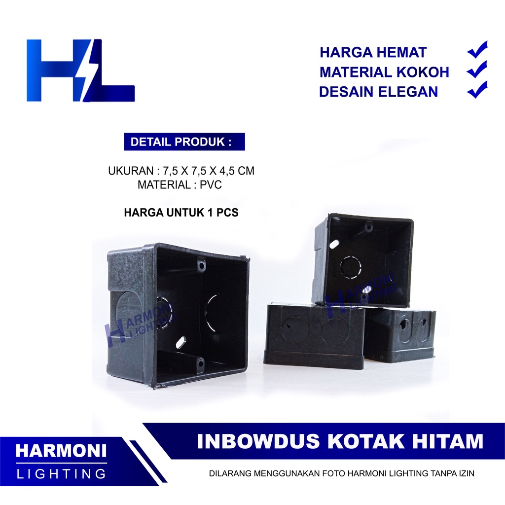 Jual Inbowdus kotak hitam inbow dus segi mangkok segi empat mirip ...