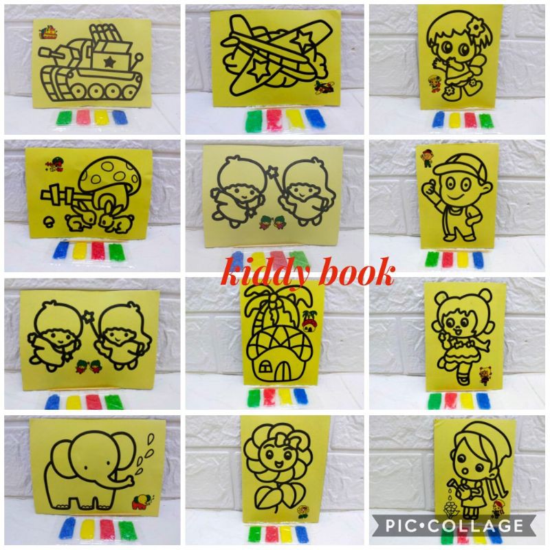 Jual Mewarnai pasir Diy Edukasi | Shopee Indonesia