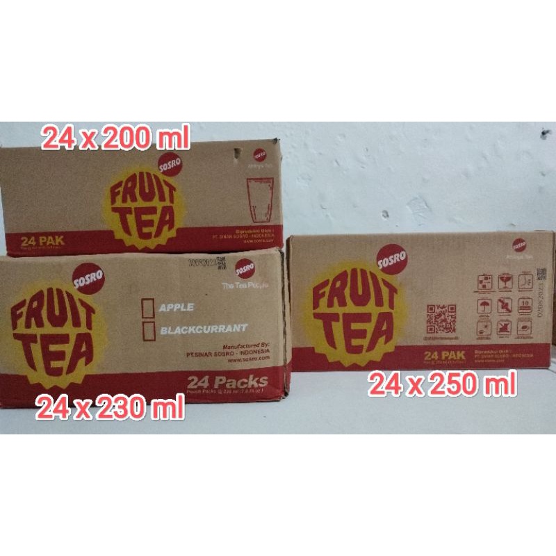 Jual FRUIT TEA DUS KARTON KARDUS KOTAK 250ml GENGGAM 200ml POUCH 200ml ...