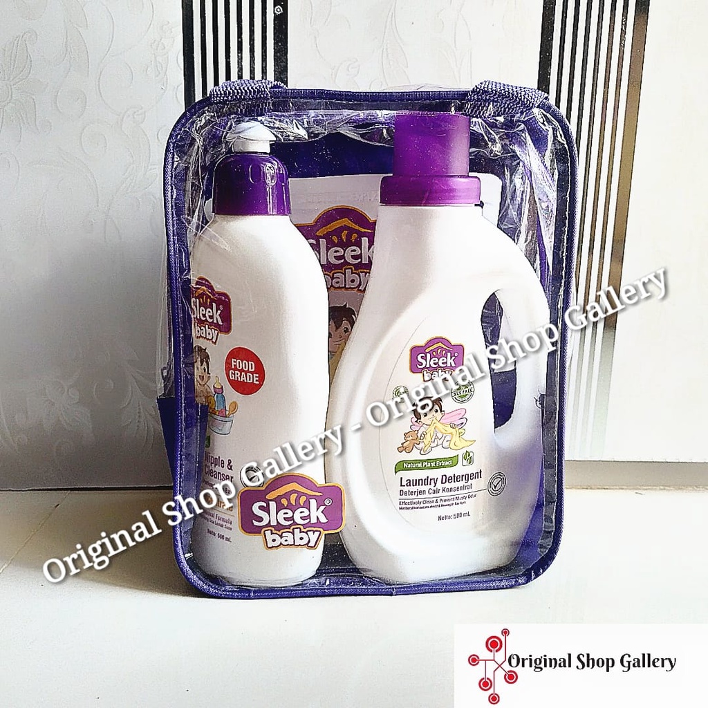 Jual Sleek Baby Special Package Paket Pembersih Botol Susu Bayi dan ...