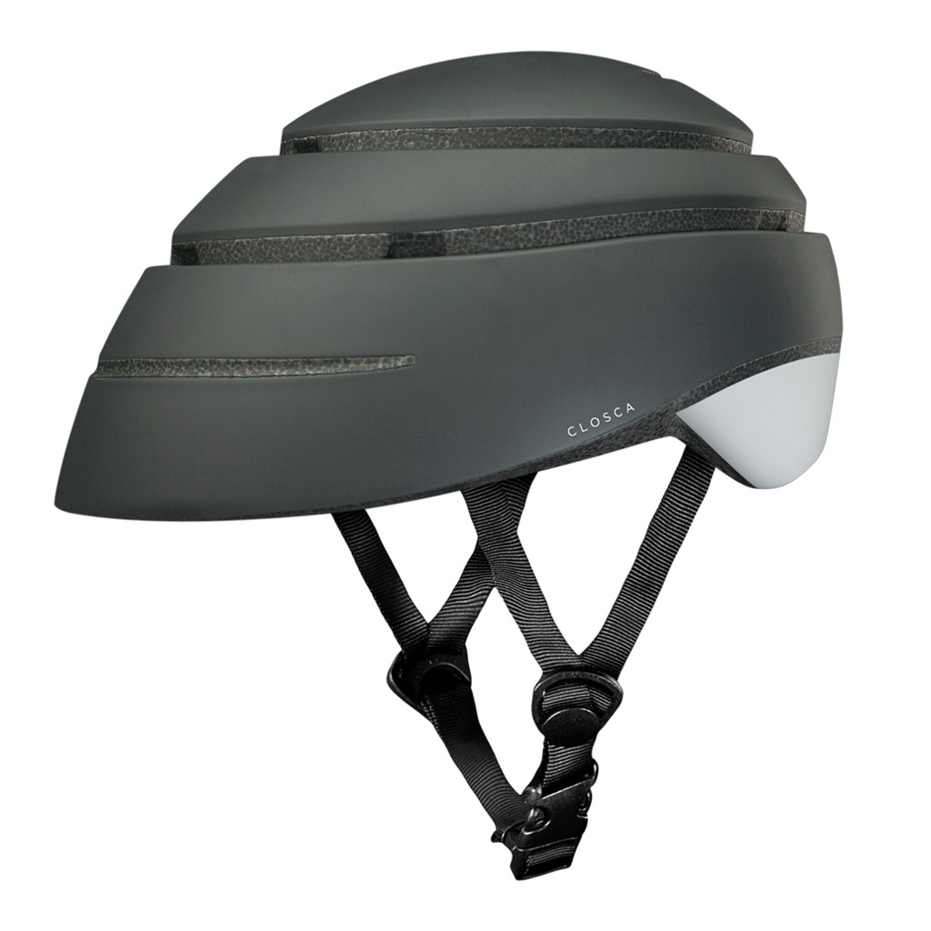 Jual CLOSCA LOOP HELMET - GRAPHITE/WHITE - HELM SEPEDA | Shopee Indonesia
