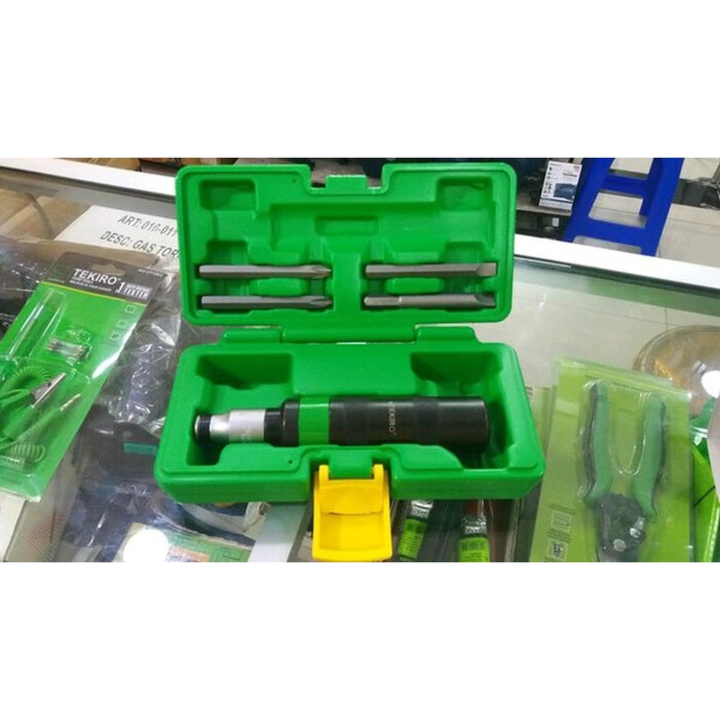 Jual obeng getok 5pcs TEKIRO JAPAN obeng ketok tekiro box plastik ...