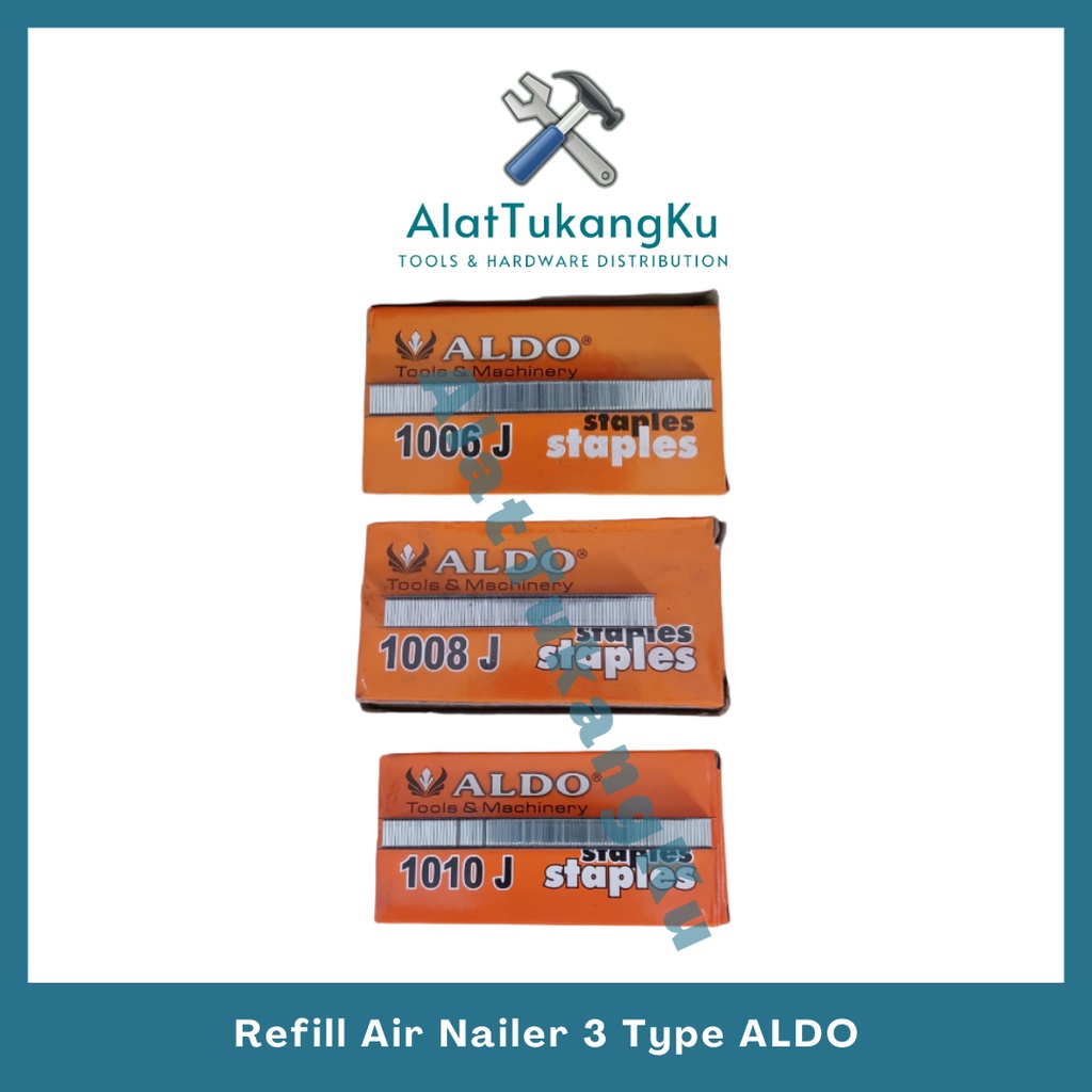 Jual Isi Paku Staples Tembak 3 Tipe 1006 J 1008 J 1010 J ALDO / Refill ...