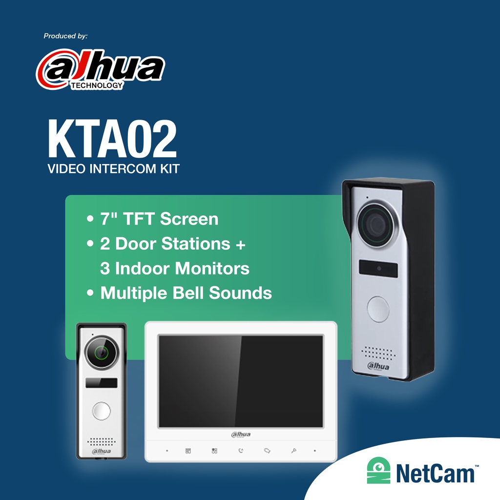 Jual DAHUA VIDEO INTERKOM / DOOR PHONE KIT DHI-KTA02 | Shopee Indonesia