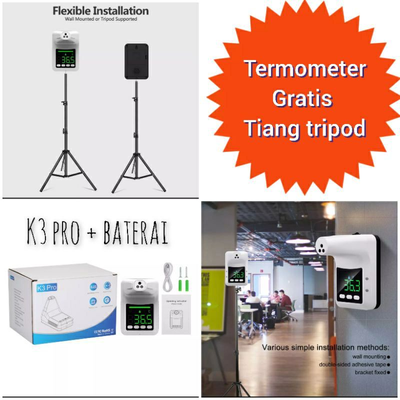 Jual Termometer untuk Kantor untuk Mall Untuk Tempat ibadah Termometer ...