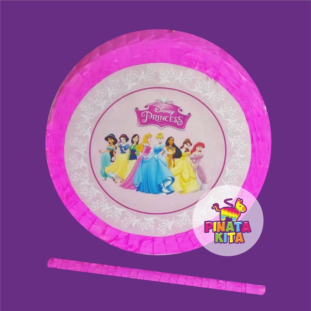 Jual pinata princess bulat / pinata dinosaurus / pinata princess bulat ...