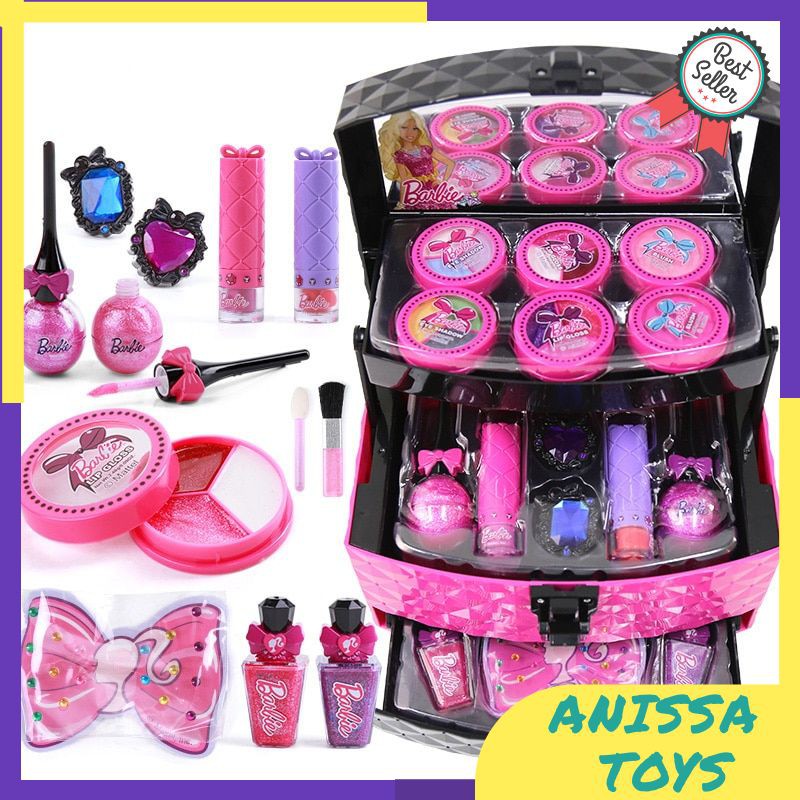 Jual Mainan Make Up Anak Bobby Children Cosmetics Princess Makeup Box ...
