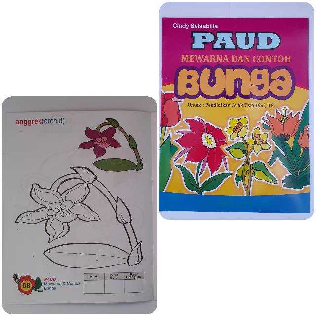 Jual BUKU Mewarnai Kreatif PAUD Mewarnai Dengan Contoh Full Color Tema ...