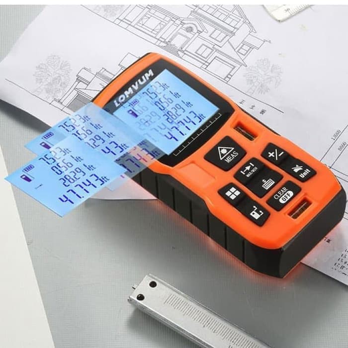 Jual Laser Distance 120 Meter 120M Alat Ukur Jarak Meteran Digital ...