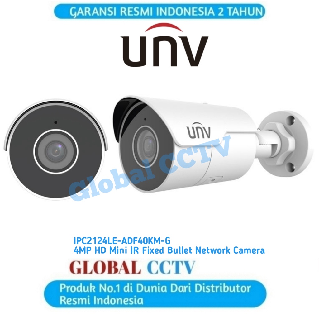Jual Uniview IPC2124LE-ADF40KM-G IP Camera 4MP PoE IP CAMERA UNV ...