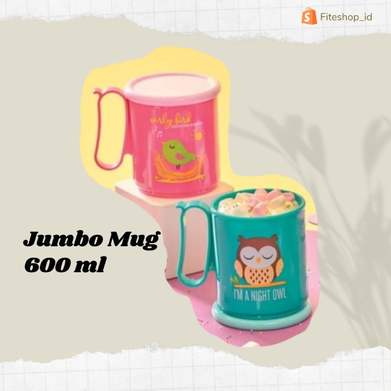 Jual Jumbo Mug Tupperware 600ml | Shopee Indonesia