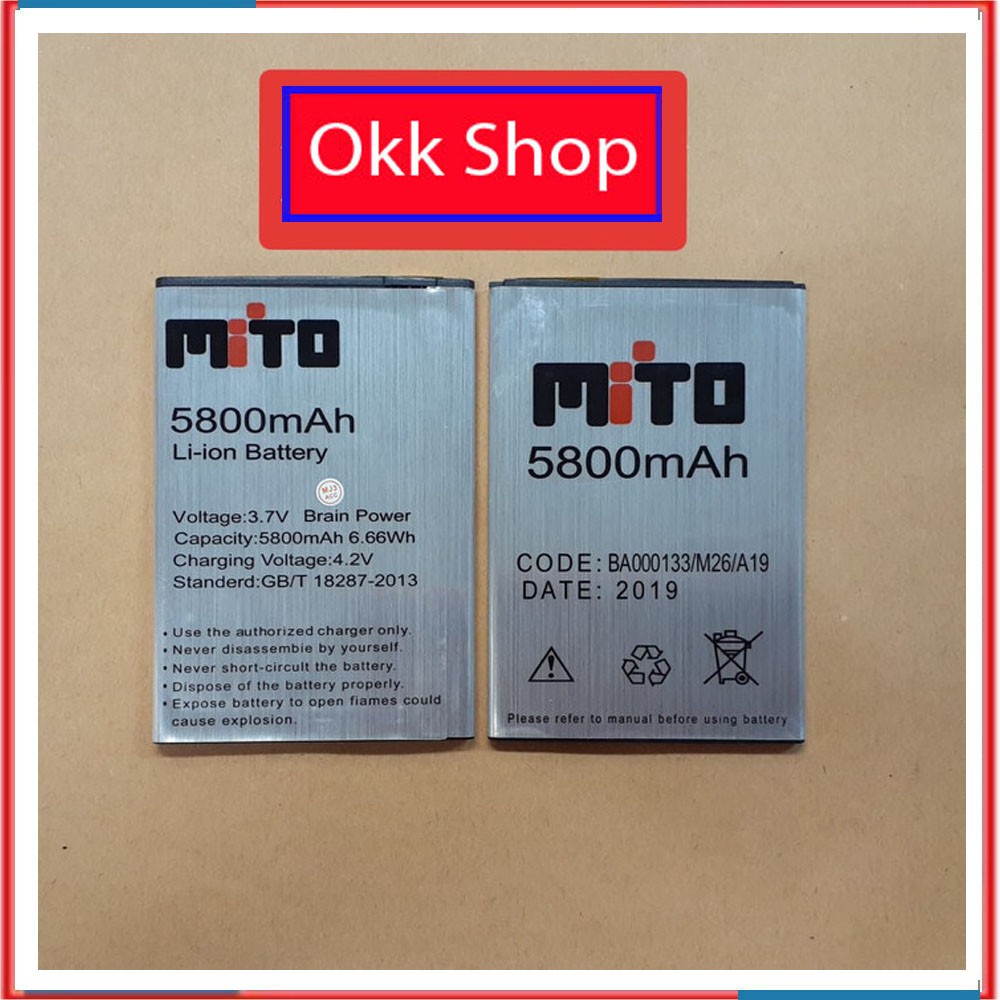 Jual Batre Batrai Battery Baterai Mito A19 M26 Ba 00133 Shopee Indonesia