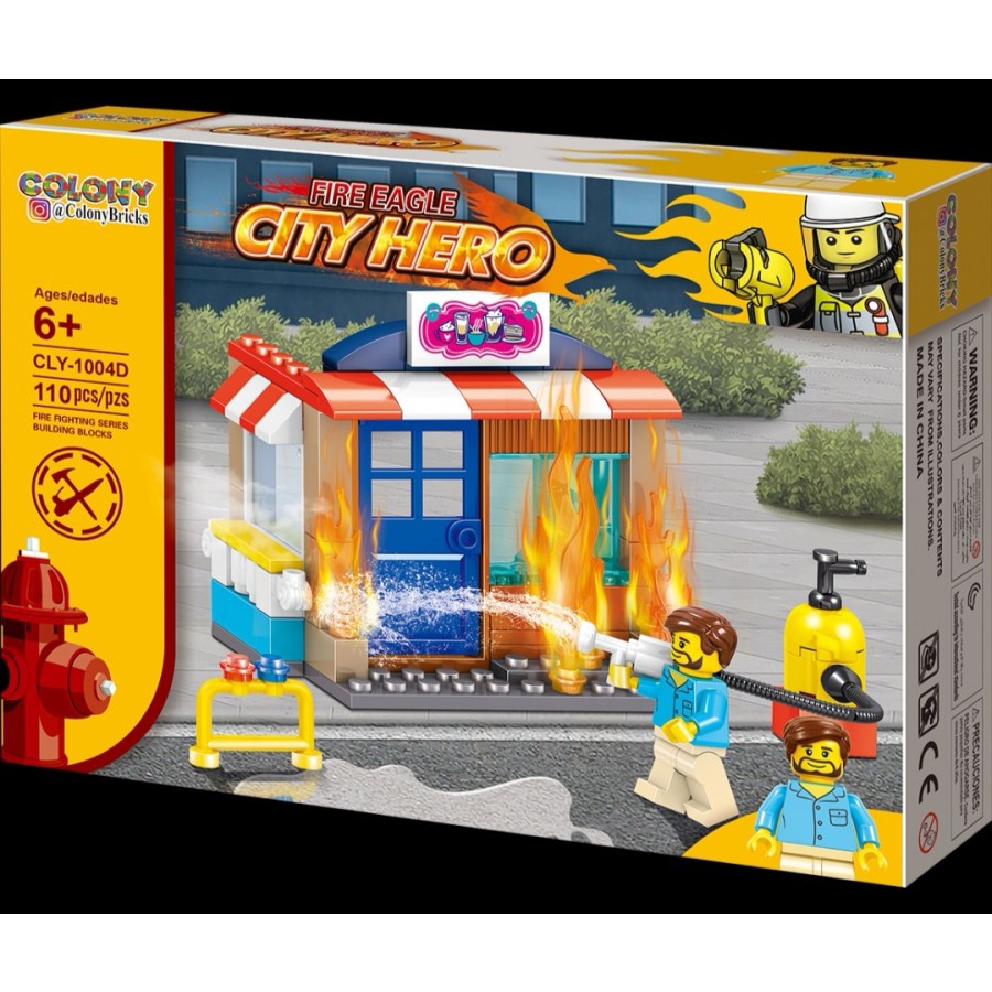 Jual Lego City Fire Rescue - Lego Pemadam Kebakaran - Set Mainan Anak ...