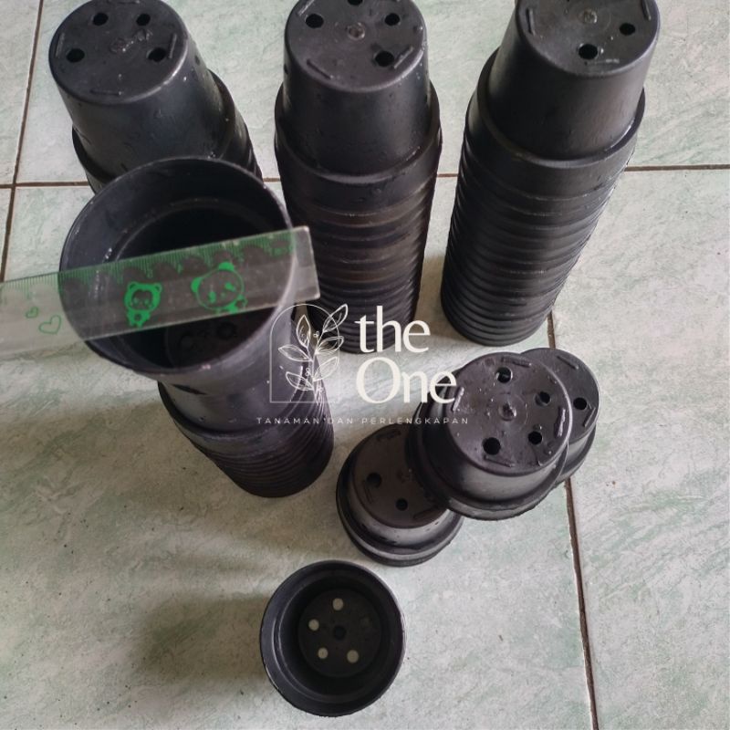 Jual Pot Plastik Hitam Kecil / Bibit Ukuran 8 cm | Shopee Indonesia