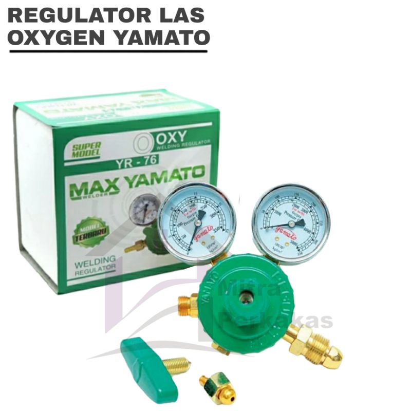 Jual Regulator Oxygen YAMATO Regulator Las Oksigen YR76 Yamato | Shopee Indonesia