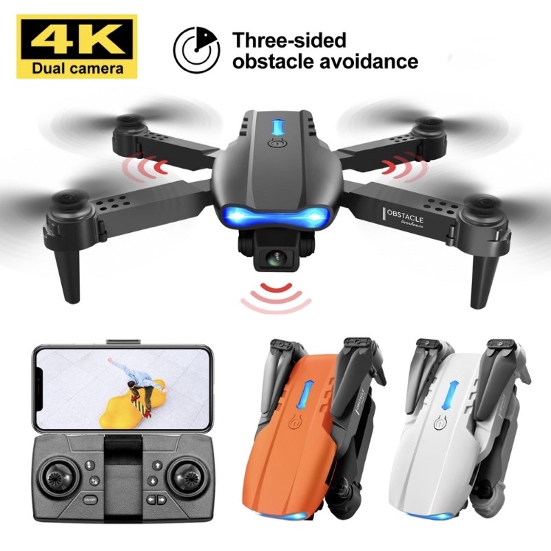 Jual RC Drone E99 K3 Pro 4K Dual Kamera Avoid Obstacles WIFI FPV ...