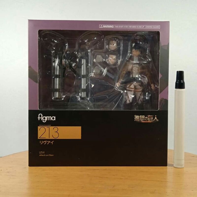 Jual mainan figma figure levi ackermanAOT Figma 213 attack on titanFull ...